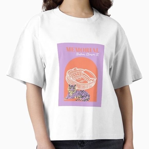 Shirts | Memorial Stadium Clemson Boxy Tshirt | Poshmark